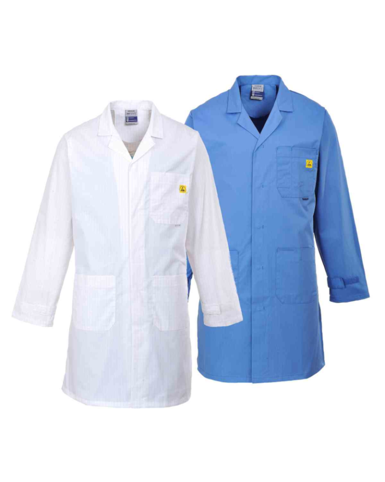 Portwest AS10 Anti-Static ESD Coat - LA Safety Supplies
