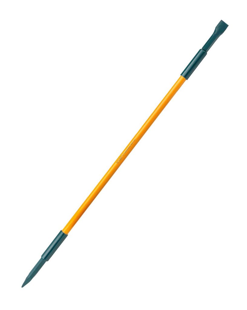 Insulated Double Ended Crowbar (Chisel & Pointed End) 60" - LA Safety ...