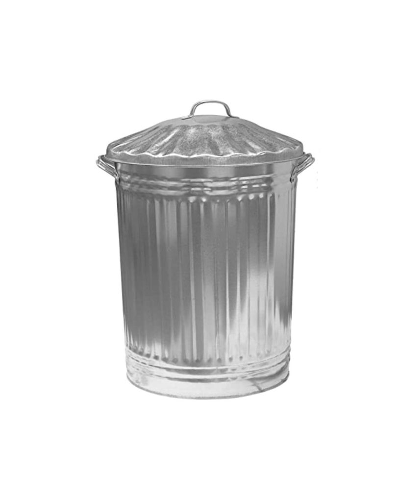 Galvanised Dustbin 80 Litre - LA Safety Supplies