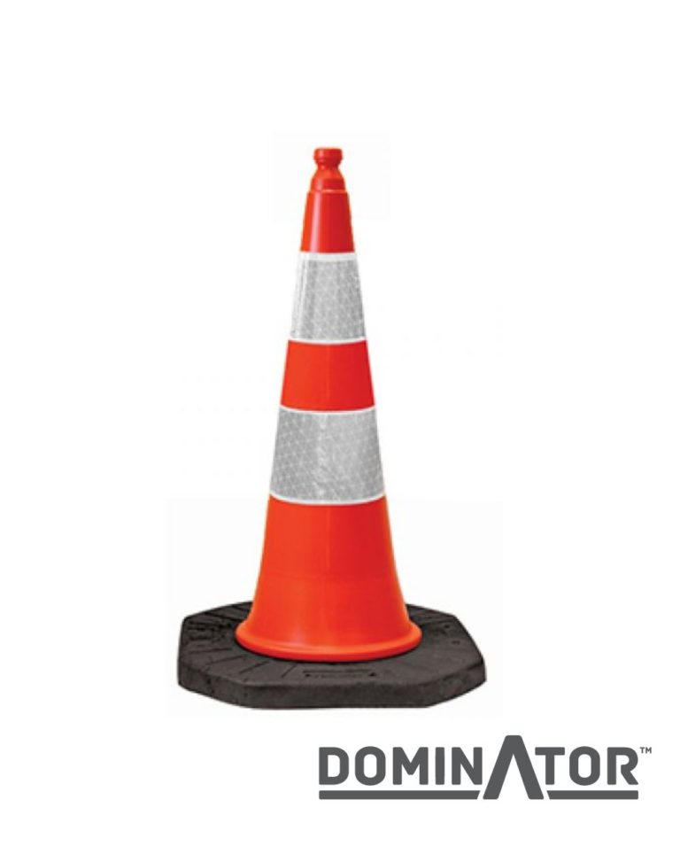 1m Dominator Cone With Twin Sealbrite Sleeve - LA Safety Supplies