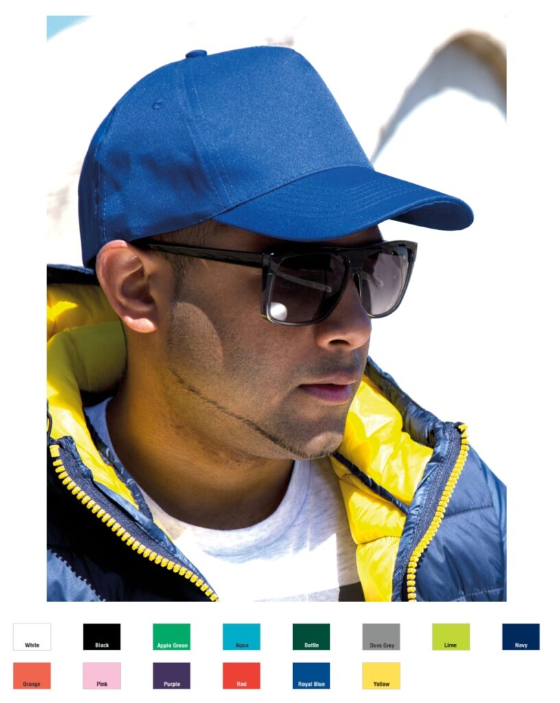 Houston 5-Panel Printers Cap (RC80X) - LA Safety Supplies