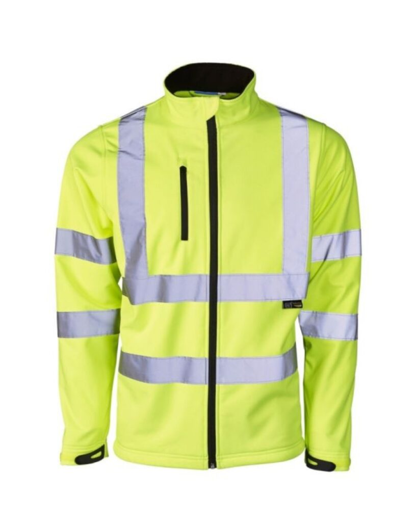 Supertouch Hi Vis Softshell Jacket - LA Safety Supplies